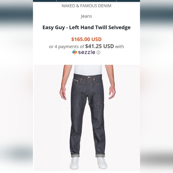 Naked & Famous Denim | Jeans | Naked Famous Denim Jeans | Poshmark